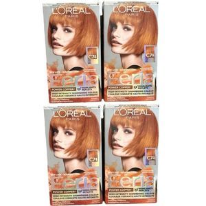 L'Oreal | Hair | 4x Loreal Paris Feria Intense Copper C74 Hair Color 3x ...